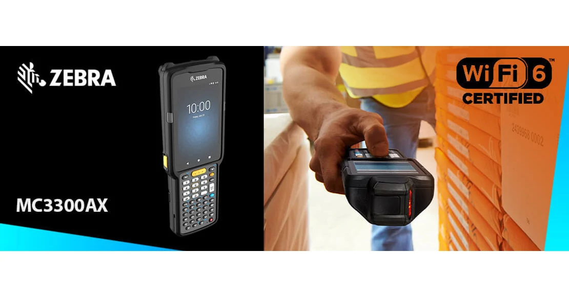 Megjelent a WiFi 6 hálózattal kompatibilis Zebra MC3300ax adatgyűjtő!